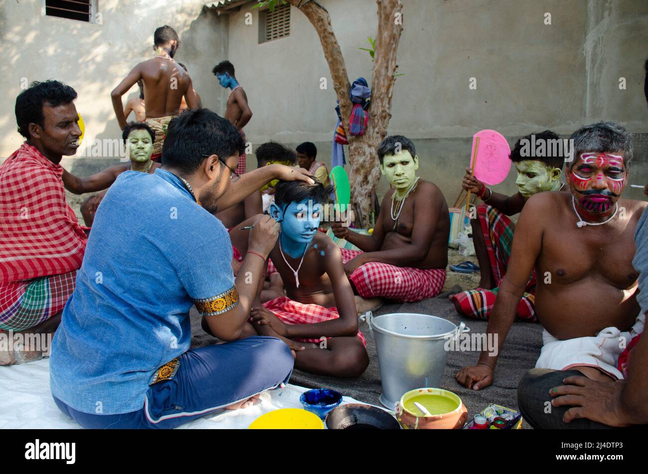 The Gajan ritual in West Bengal, India Stock Photo - Alamy