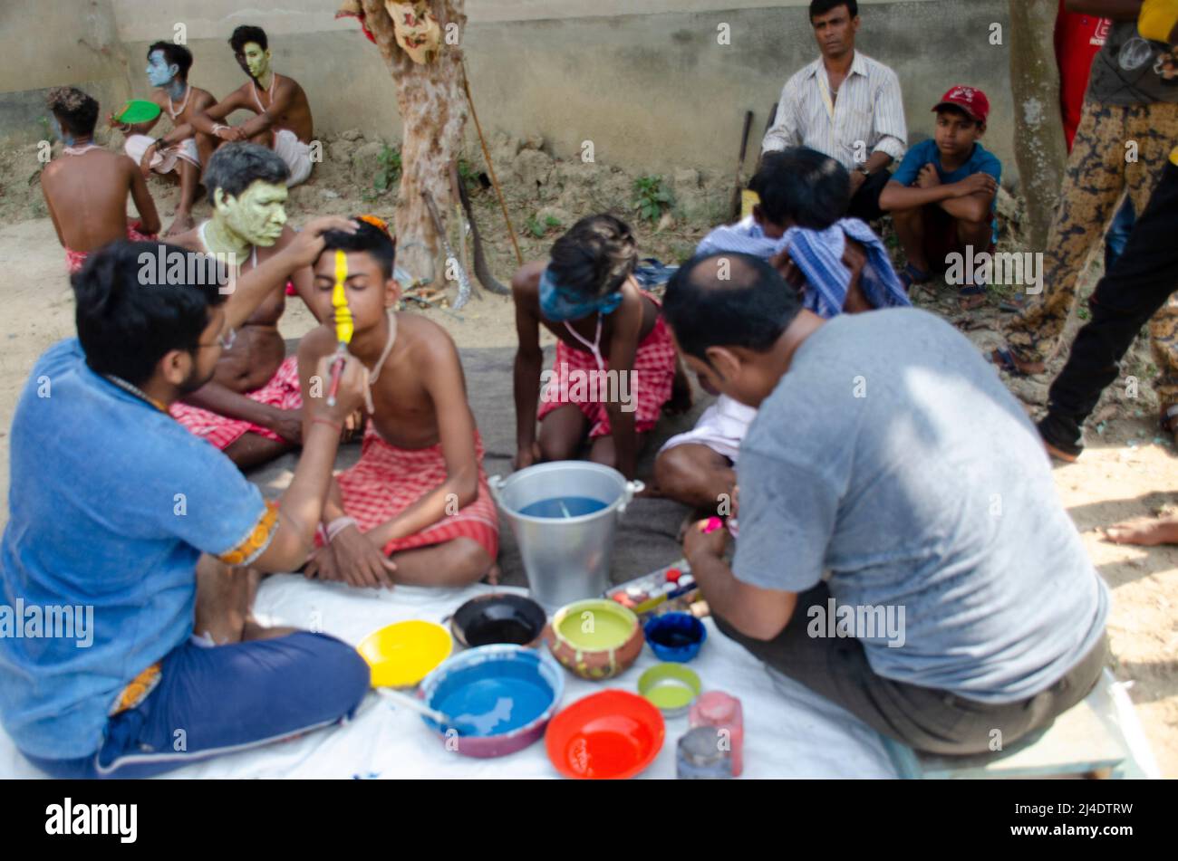 The Gajan ritual in West Bengal, India Stock Photo - Alamy