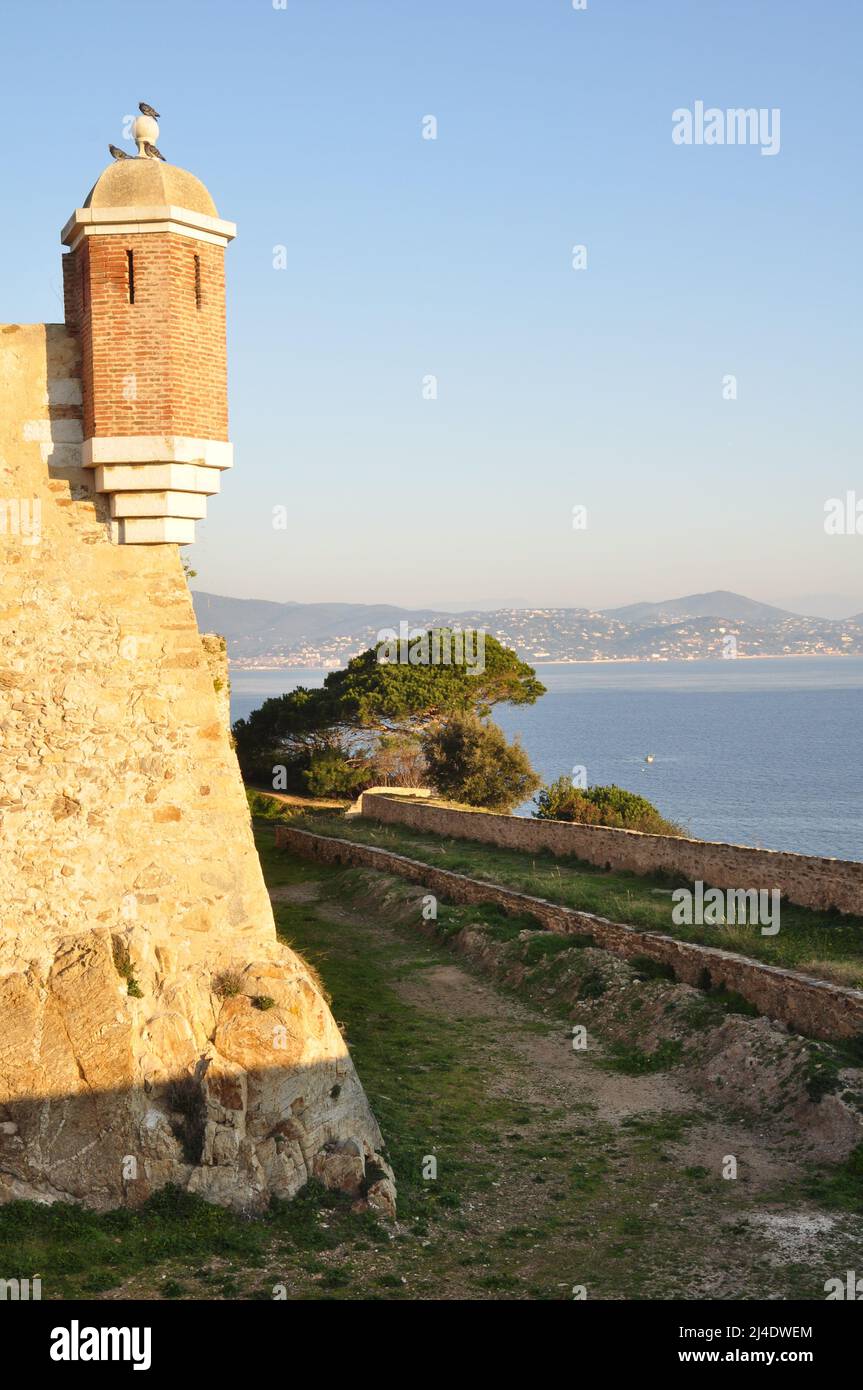 Watchtower of the citadel of St Tropez Stock Photo - Alamy