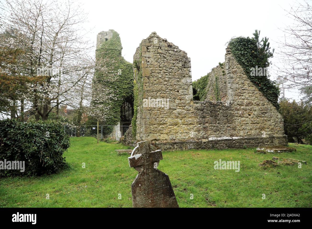 Ruins of St Mary's church, Pluckley Road, Little Chart, Ashford, Kent ...