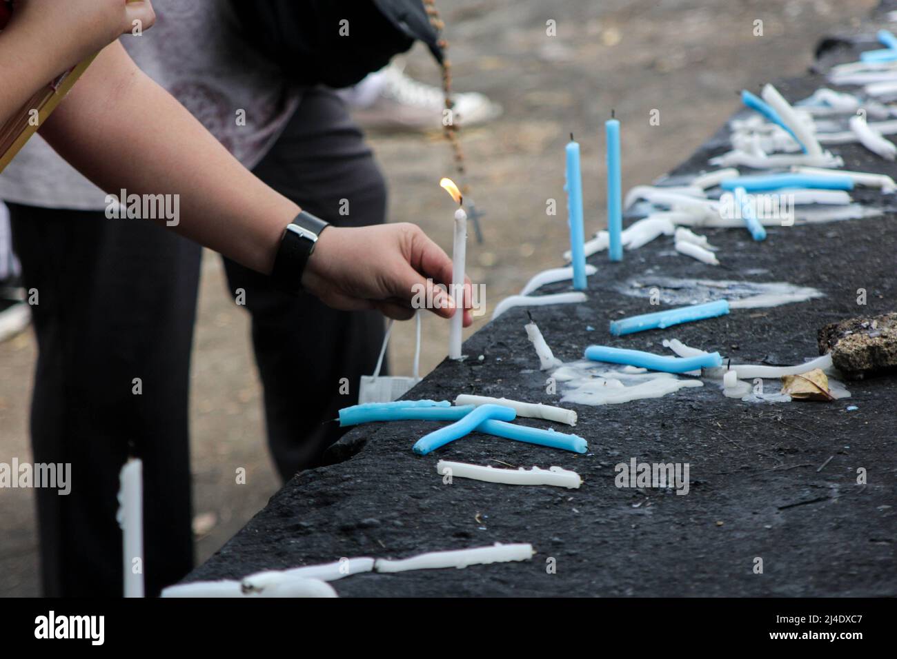 Lourdes grotto philippines hi-res stock photography and images - Alamy