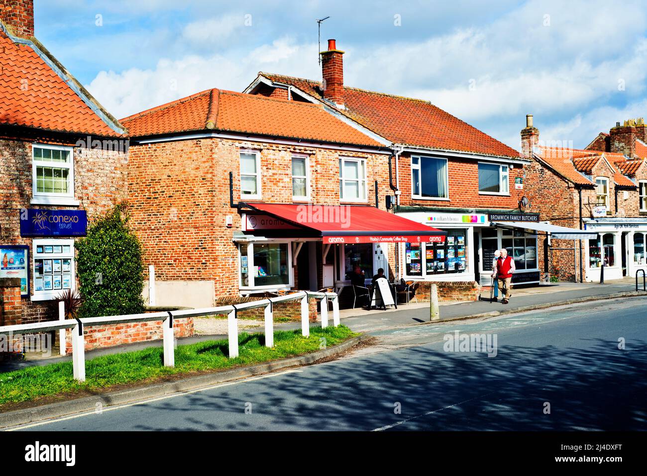 Shops Haxby, North Yorkshire, England Stock Photo - Alamy