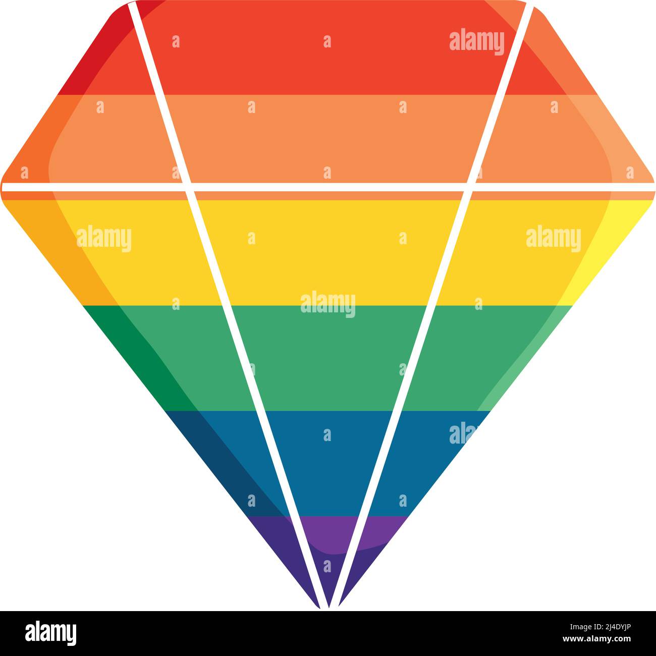 pride diamond icon Stock Vector Image & Art - Alamy