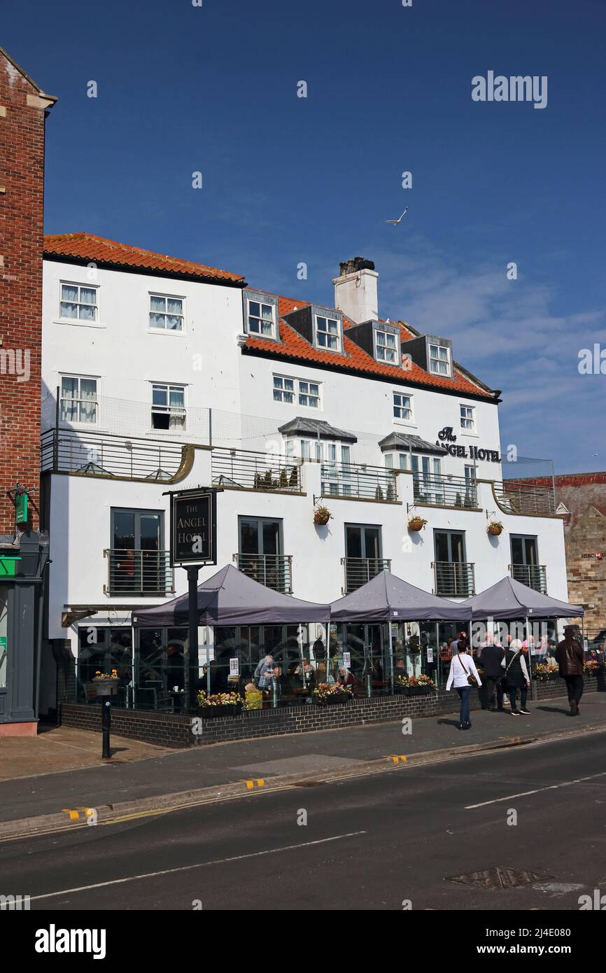 The Angel Hotel, Whitby Stock Photo - Alamy