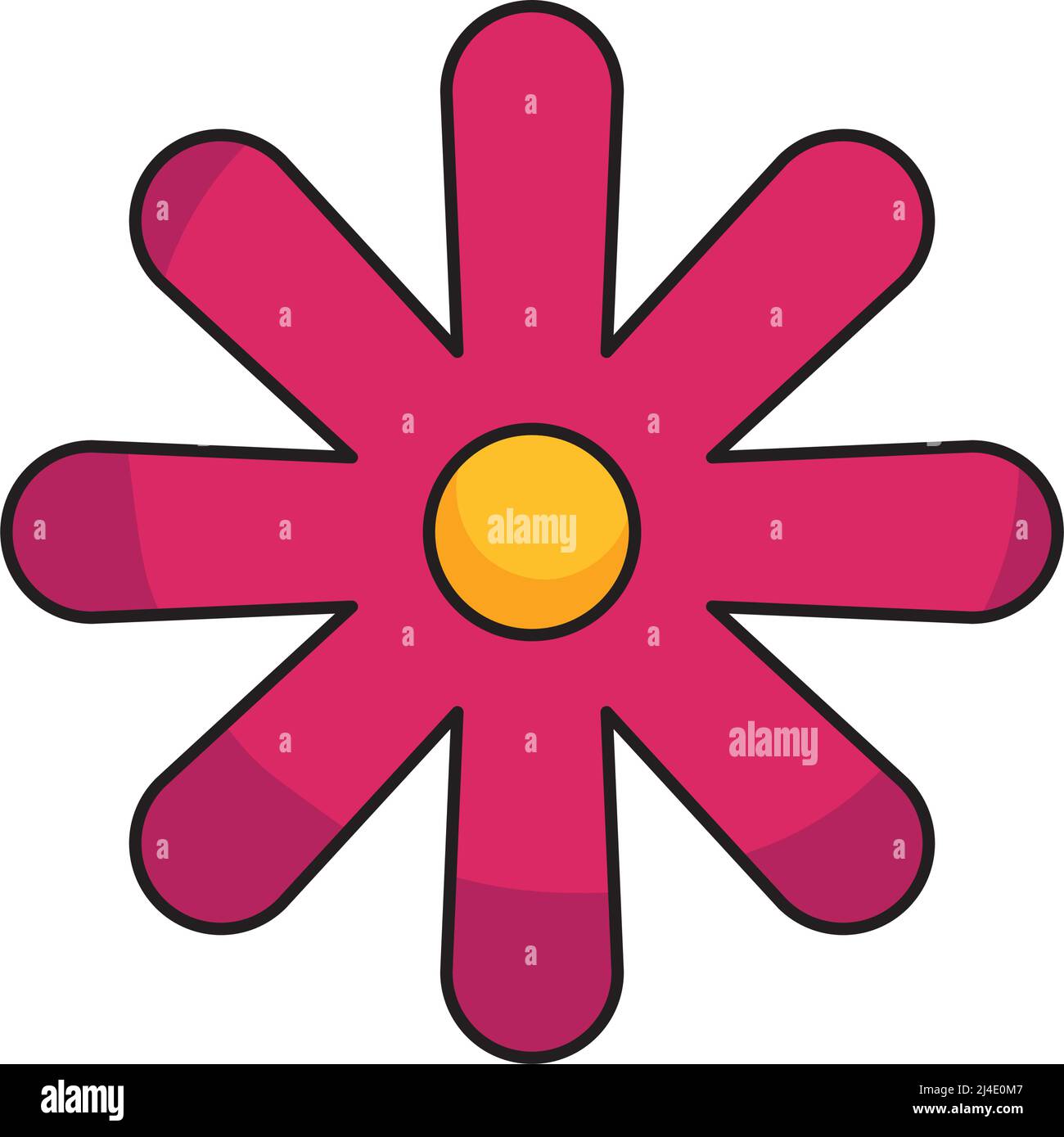 pink flower icon Stock Vector Image & Art - Alamy