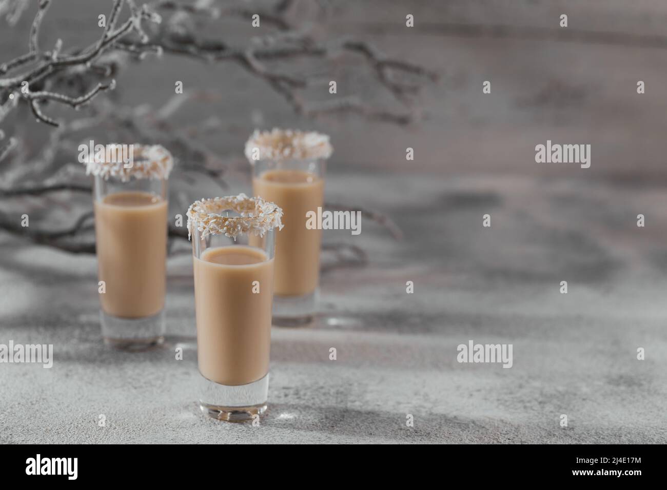 Coffee cocktail with coco hi-res stock photography and images - Alamy