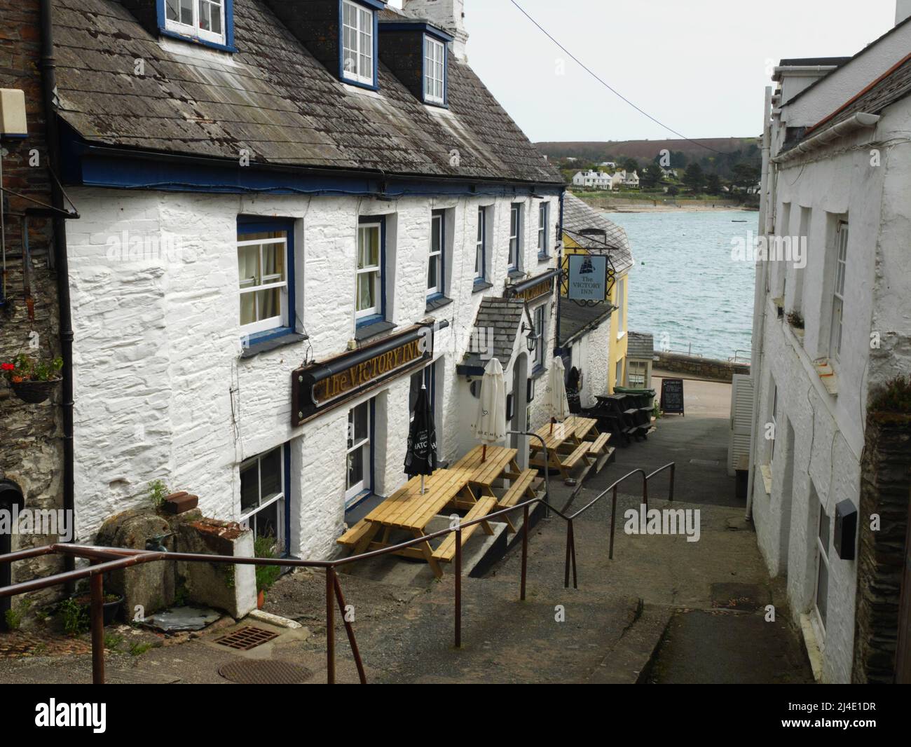 The Victory Inn, Victory Hill, St Mawes, Cornwall. Named after Nelson's ...
