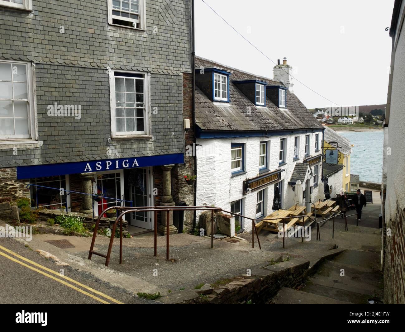 The Victory Inn, Victory Hill, St Mawes, Cornwall. Named after Nelson's ...