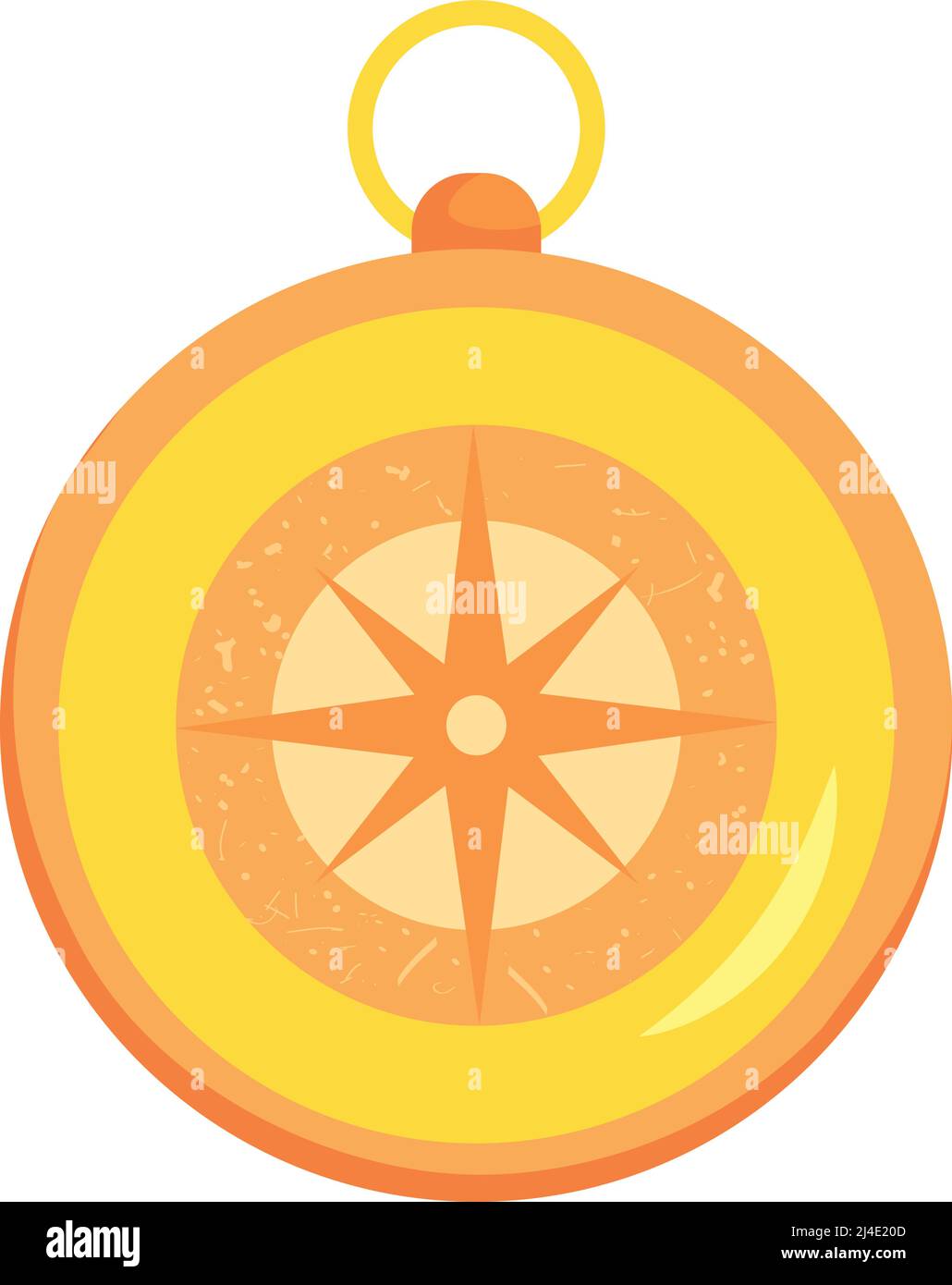 golden compass icon Stock Vector Image & Art - Alamy