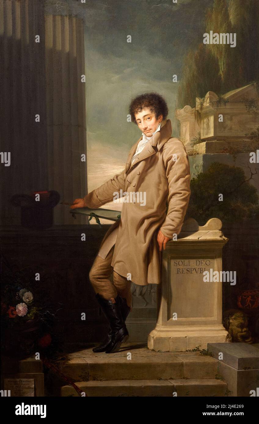 Autoritratto - olio su tela - Domenico Vantini - 1814 - Milano ...