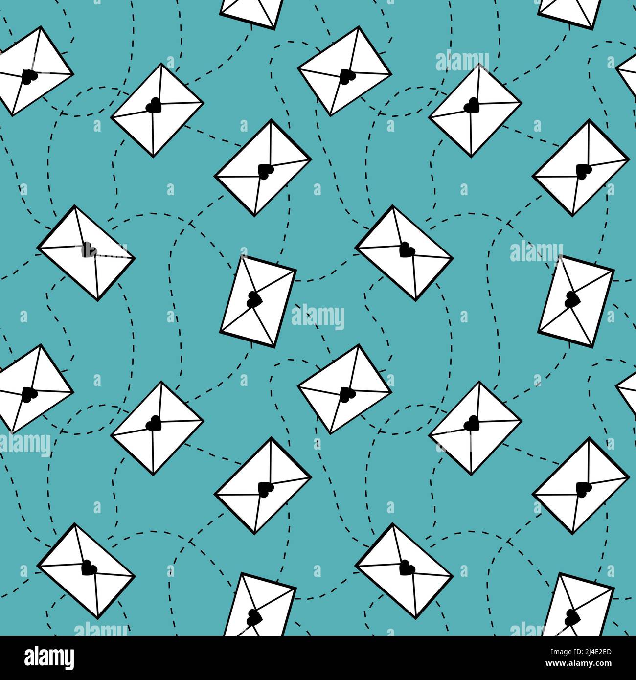 Seamless letters pattern for textiles and packaging and gifts and cards ...