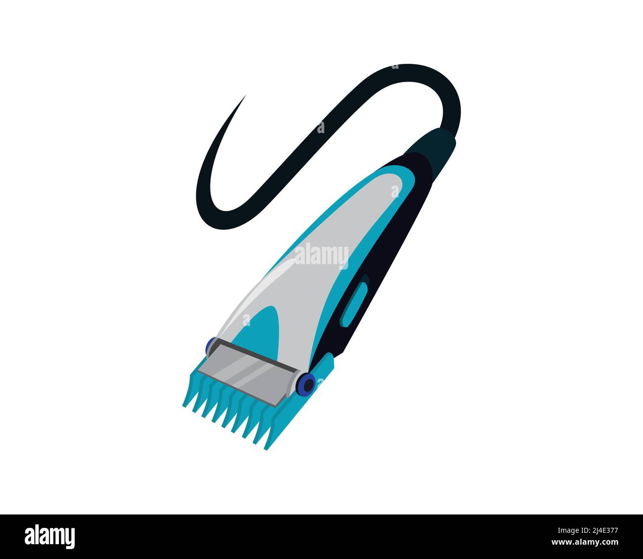 Detailed Hair Trimmer or Hair Clipper Illustration Vector Stock Vector ...