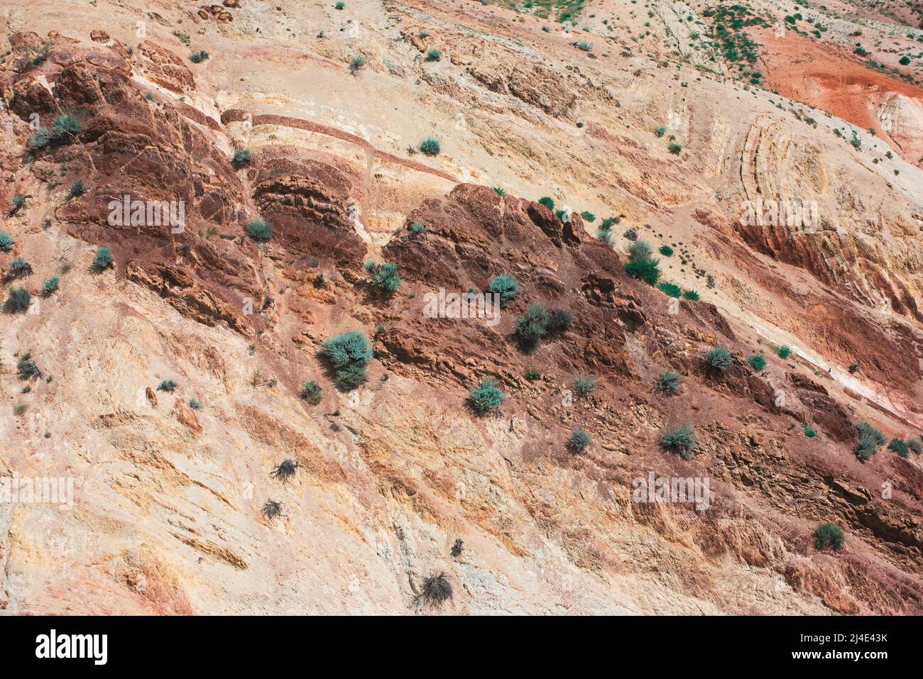 Valley of Mars landscapes in the Altai Mountains, Kyzyl Chin, Siberia ...