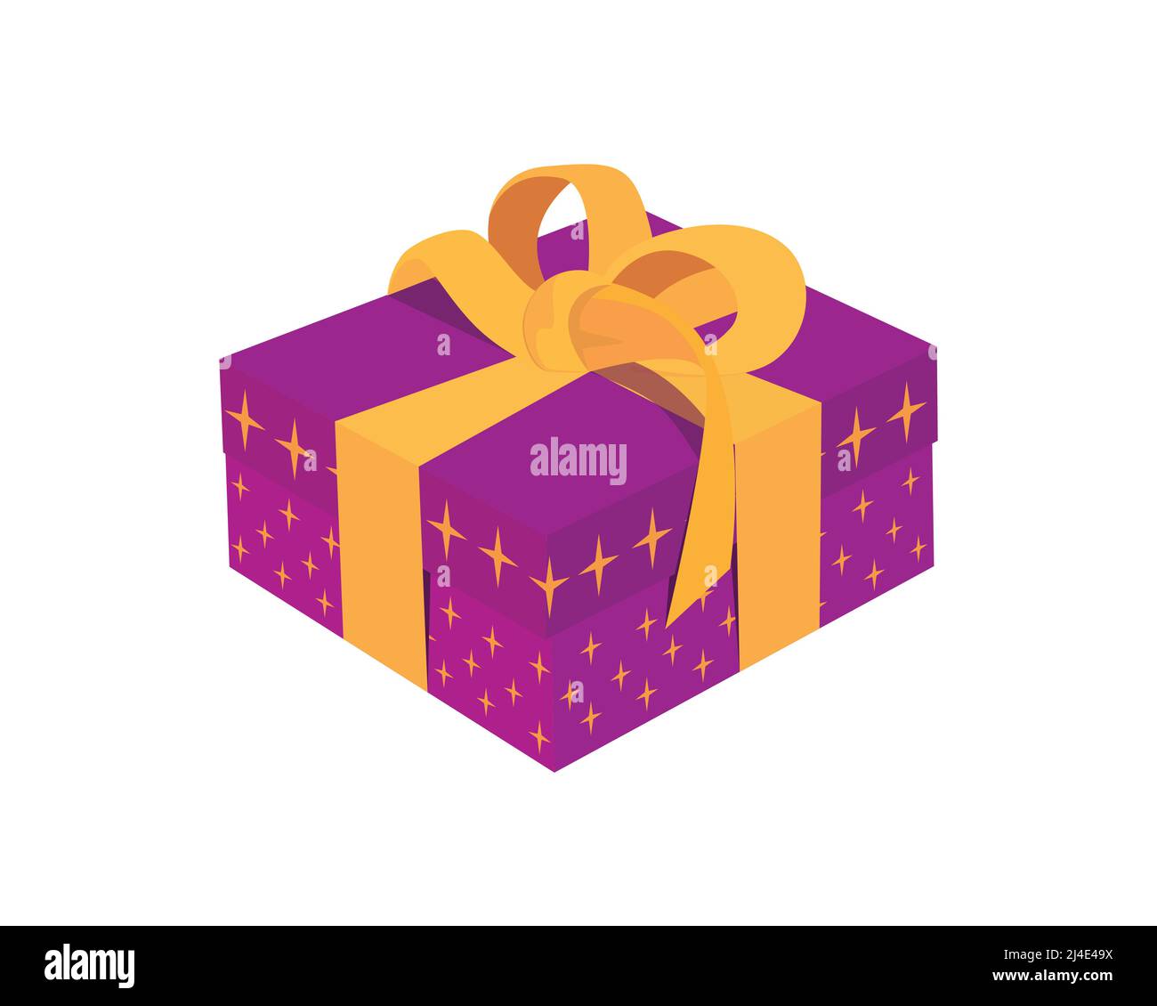 Detailed Gift Box Illustration Vector Stock Vector Image & Art - Alamy