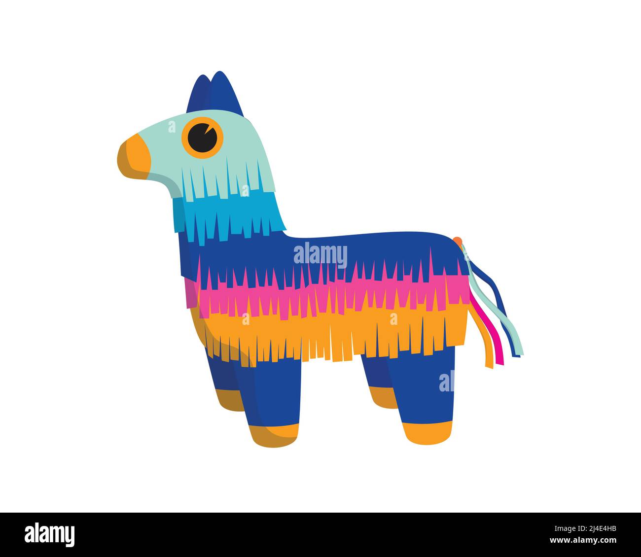Rainbow piñata Cut Out Stock Images & Pictures - Alamy