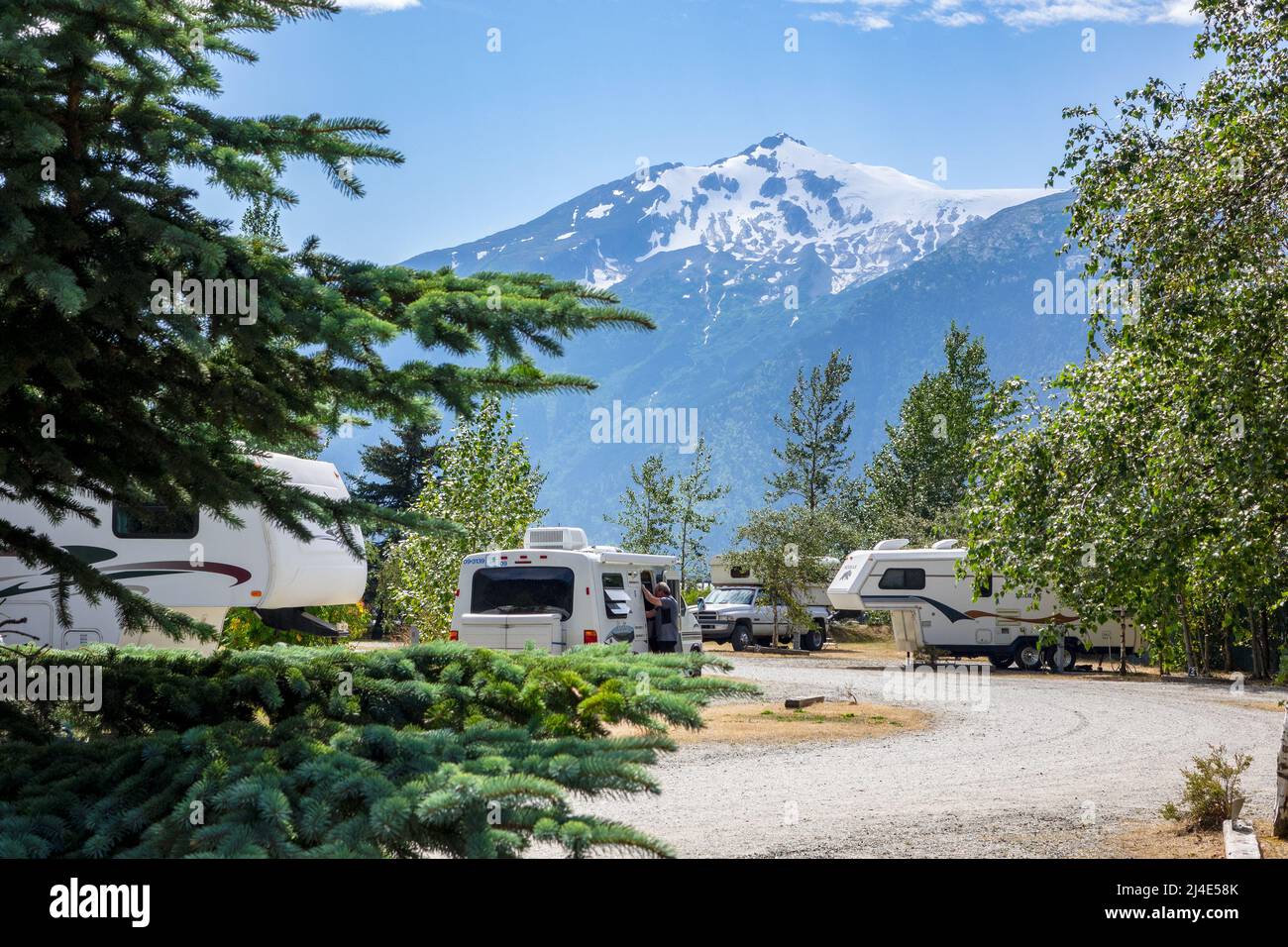 Rv park hi-res stock photography and images - Alamy