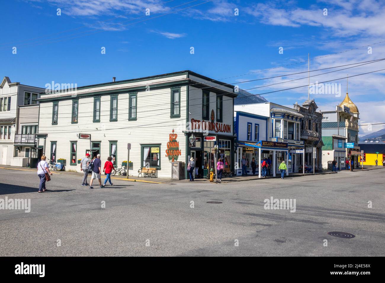 The Red Onion Saloon Skagway Alaska Which Houses A Historic Brothel ...