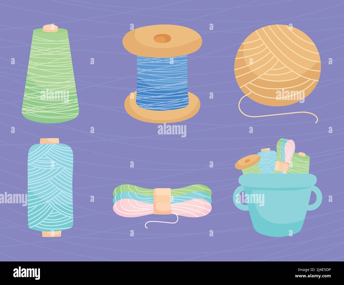 threads icon set Stock Vector Image & Art - Alamy