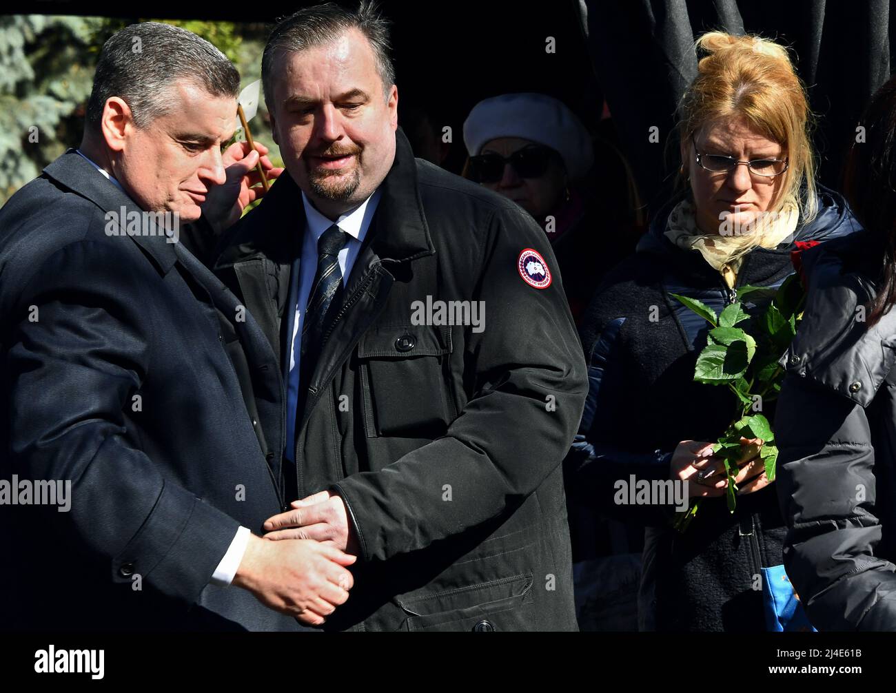 A funeral service for the deceased chairman of the Liberal Democratic ...