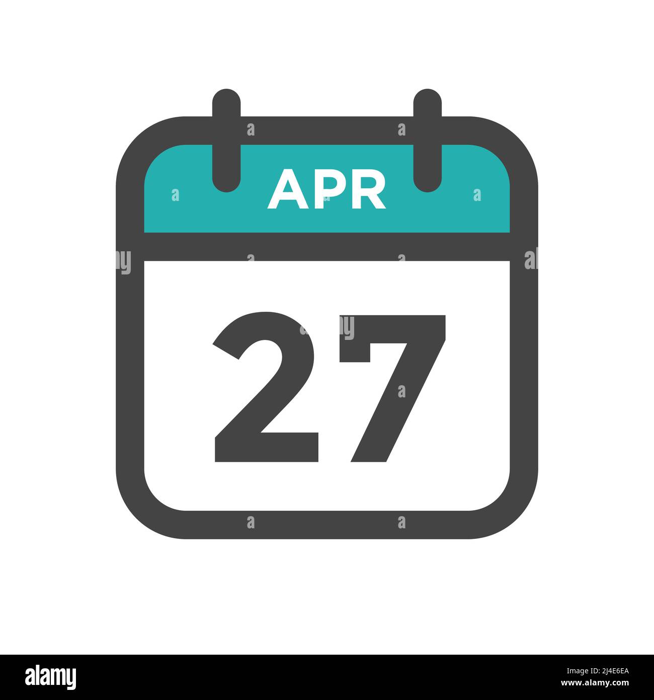 April 27 Calendar Day or Calender Date for Deadline or Appointment ...
