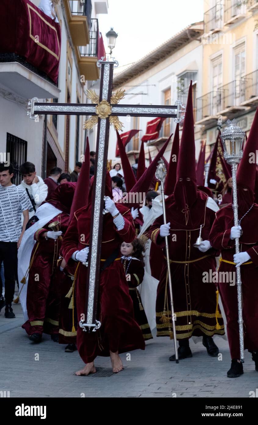 Semana Santa and the Easter processions in Velez-Malaga Stock Photo - Alamy