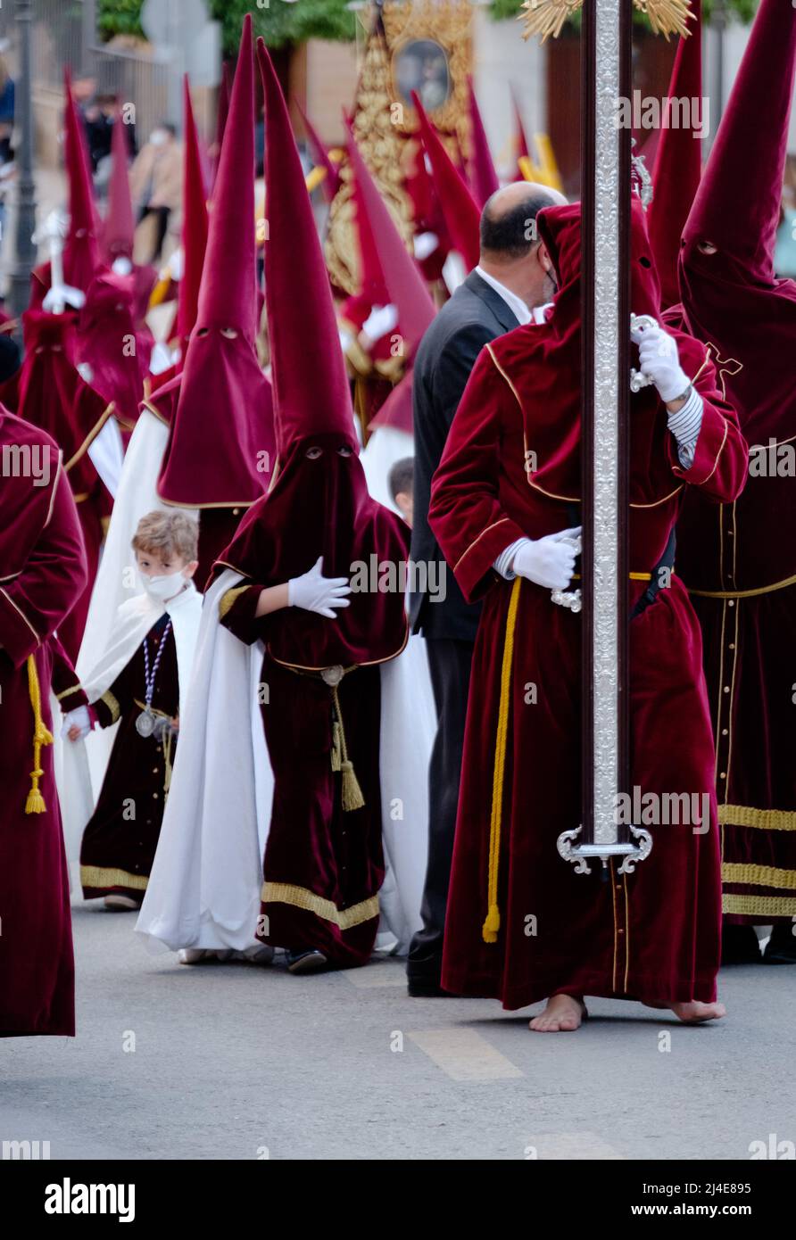 Semana Santa and the Easter processions in Velez-Malaga Stock Photo - Alamy