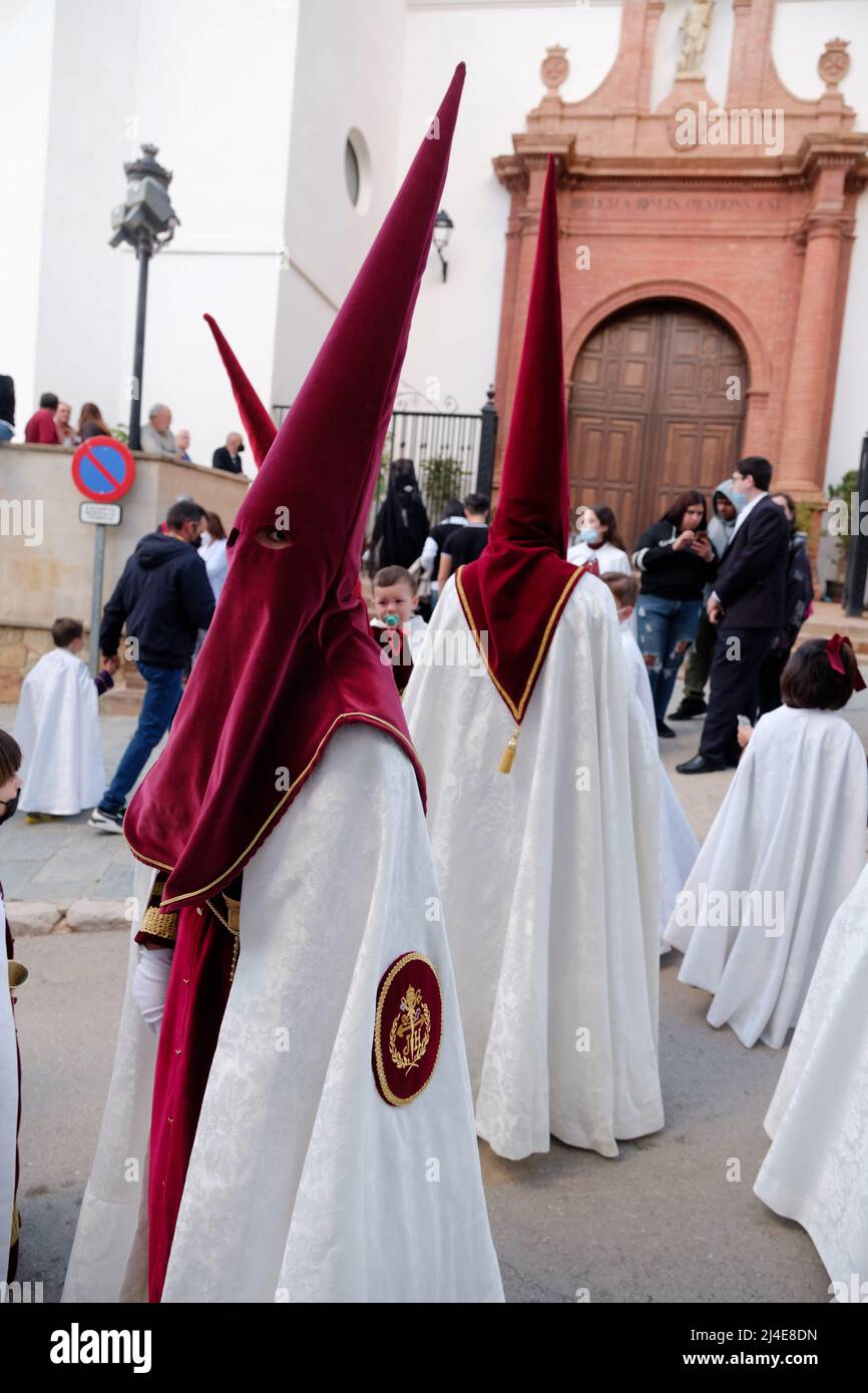 Semana Santa and the Easter processions in Velez-Malaga Stock Photo - Alamy