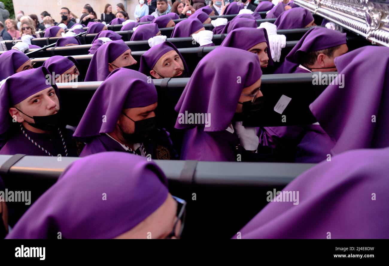 Semana Santa and the Easter processions in Velez-Malaga Stock Photo - Alamy