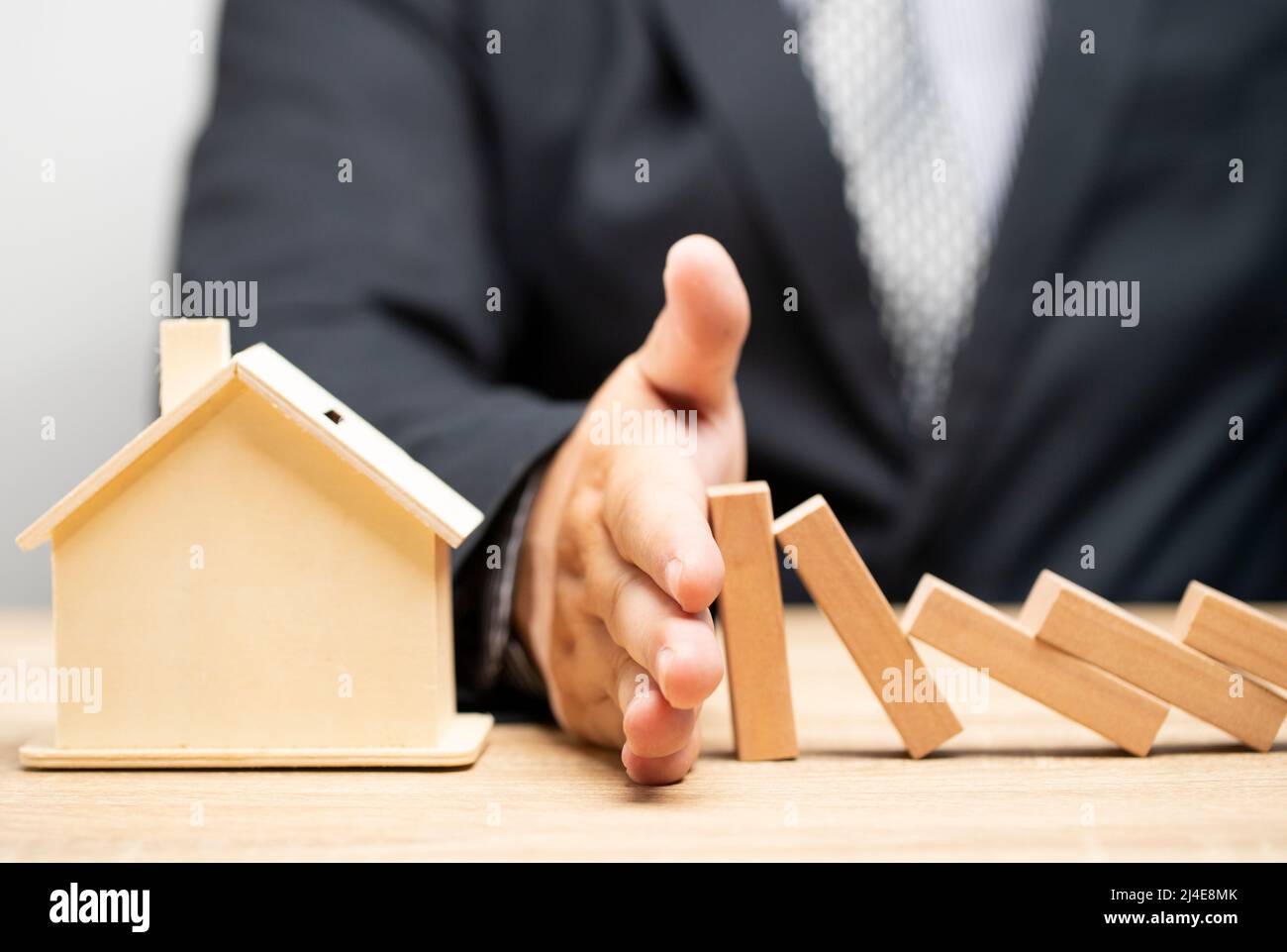 Hand breaking blocks hi-res stock photography and images - Alamy