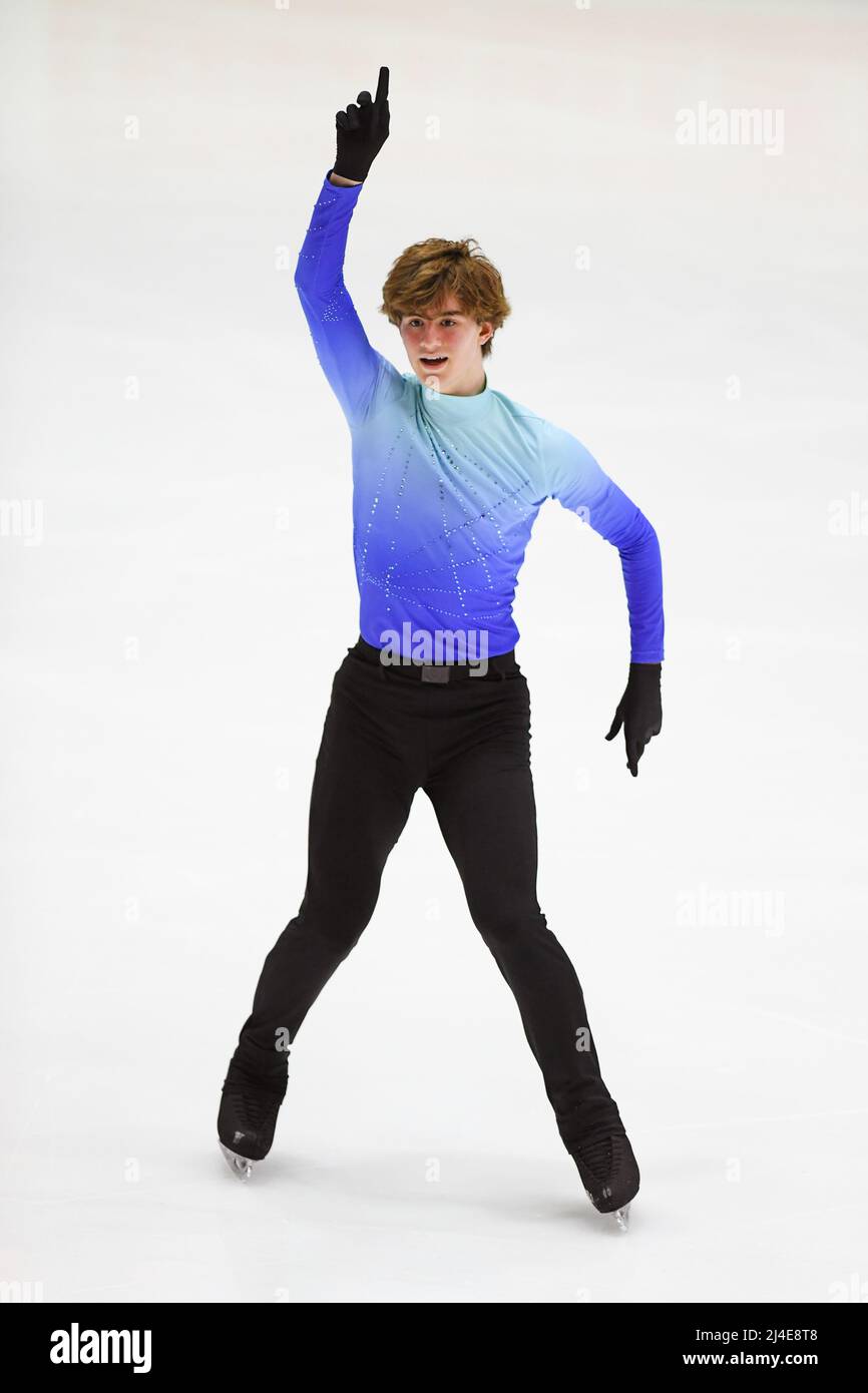 Tallinn, Estonia. 14th Apr 2022. Edward APPLEBY (GBR), during Men Short ...