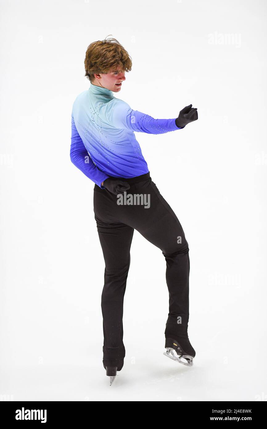 Tallinn, Estonia. 14th Apr 2022. Edward APPLEBY (GBR), during Men Short ...