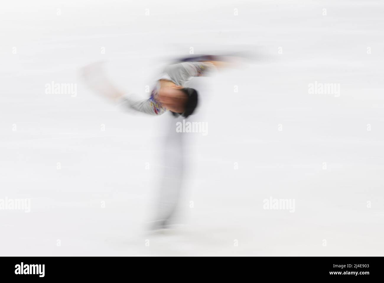 Tallinn, Estonia. 14th Apr 2022. Wesley CHIU (CAN), during Men Short ...