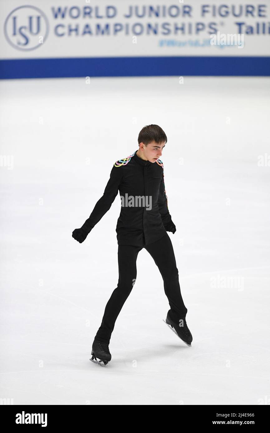 Tallinn, Estonia. 14th Apr 2022. Arlet LEVANDI (EST), during Men Short ...