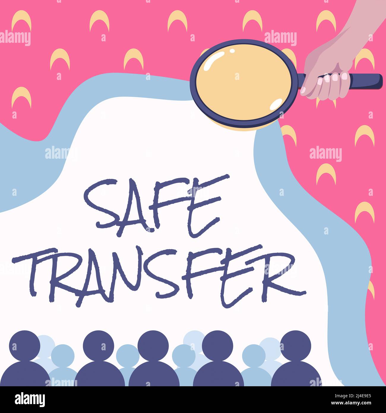 Handwriting text Safe Transfer. Business concept Wire Transfers ...