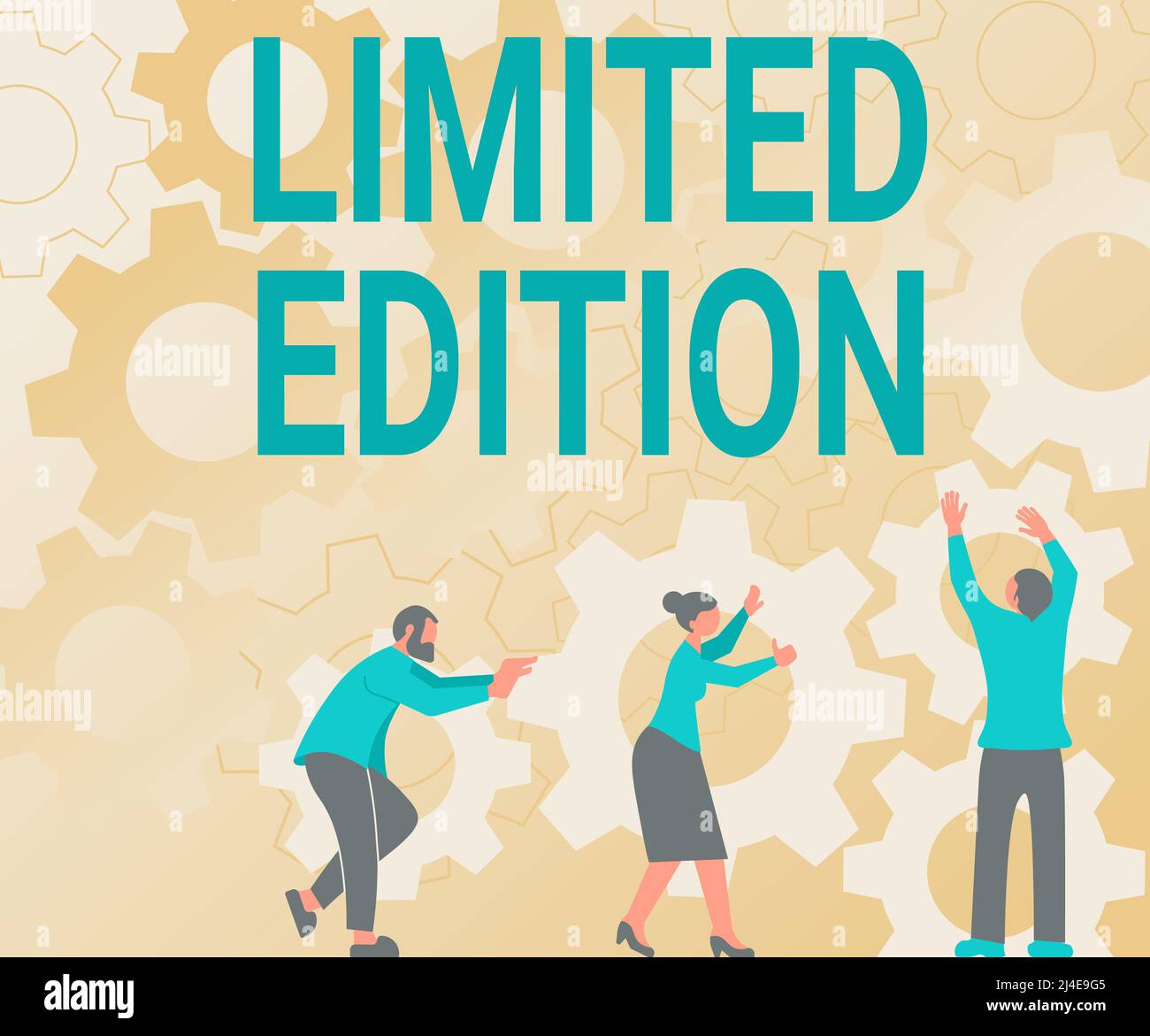 Writing displaying text Limited Edition. Business showcase Work of ...