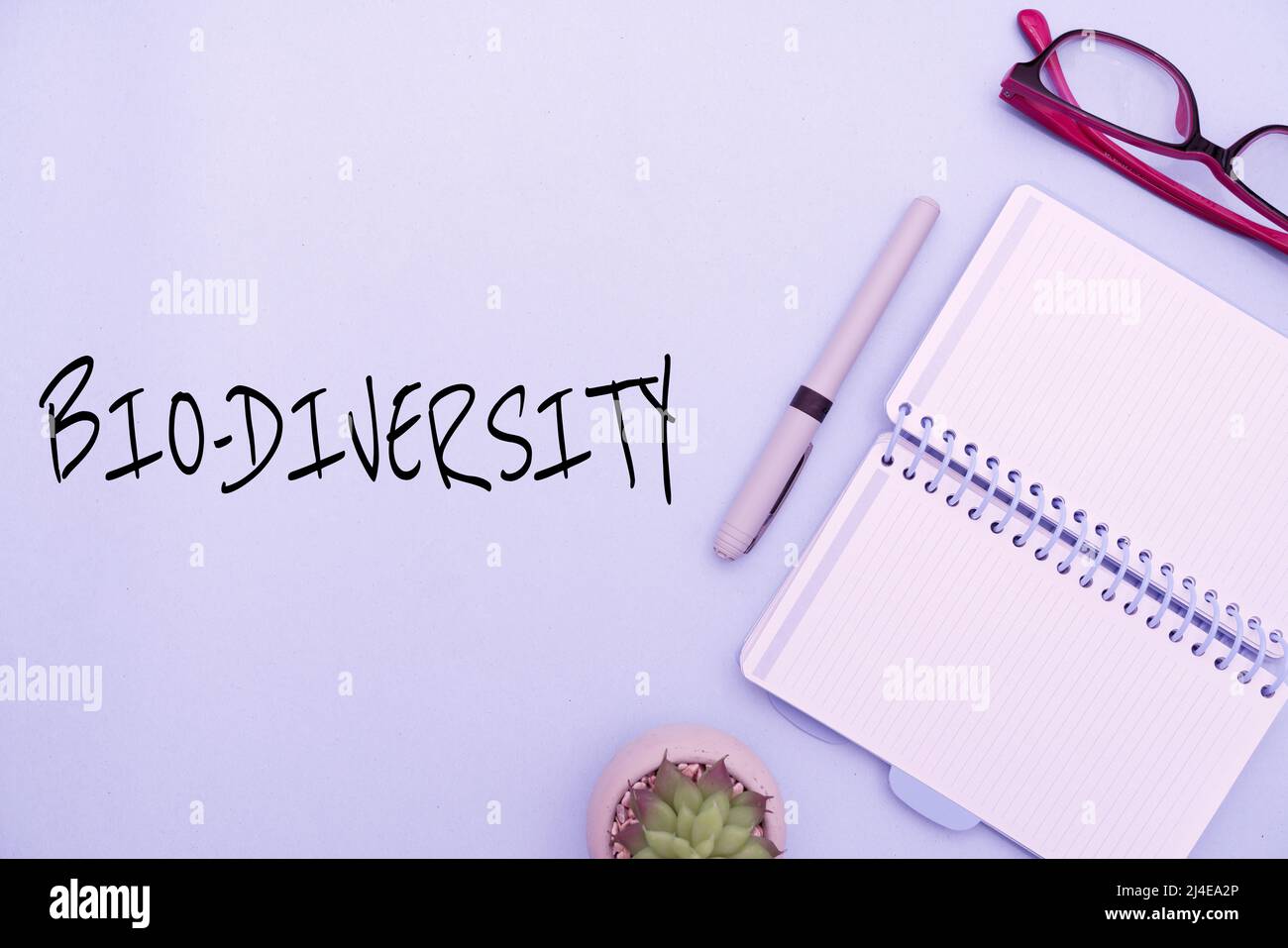 Conceptual display Bio Diversity. Business idea Variety of Life ...