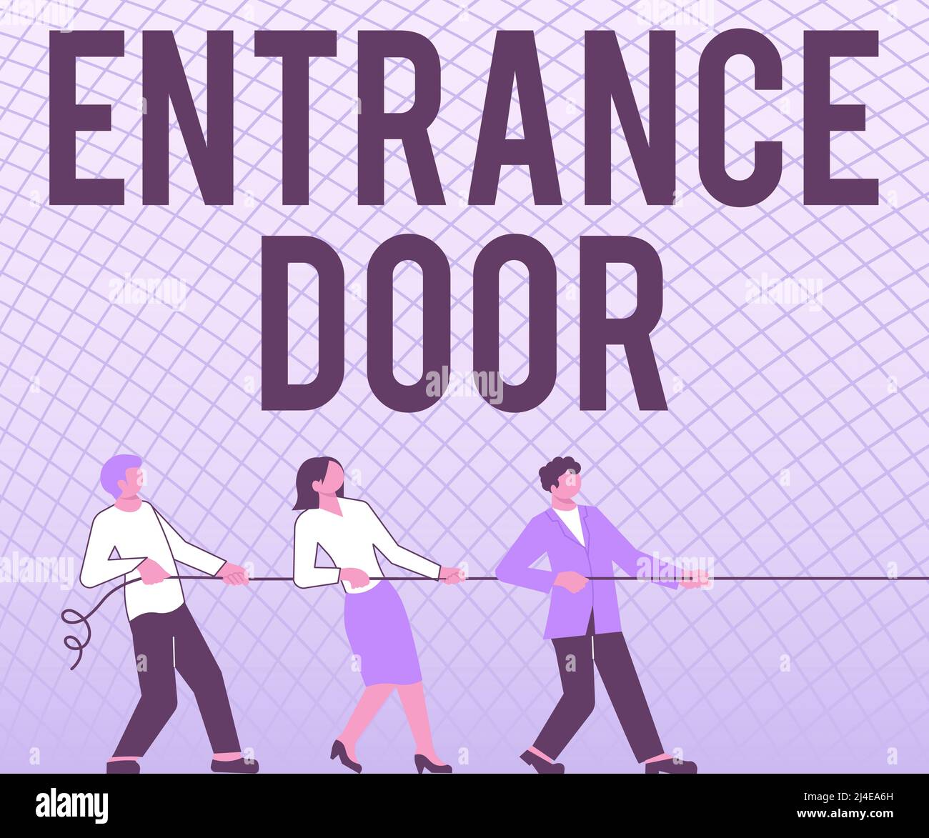 Hand writing sign Entrance Door. Conceptual photo Way in Doorway Gate ...