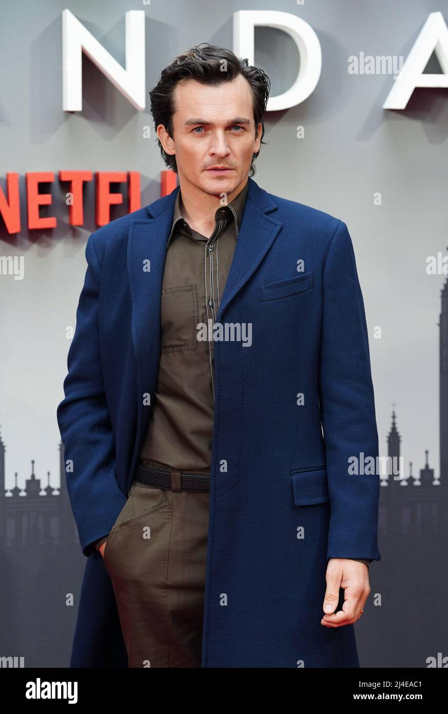 Rupert Friend arriving for the World premiere of Anatomy of a Scandal ...