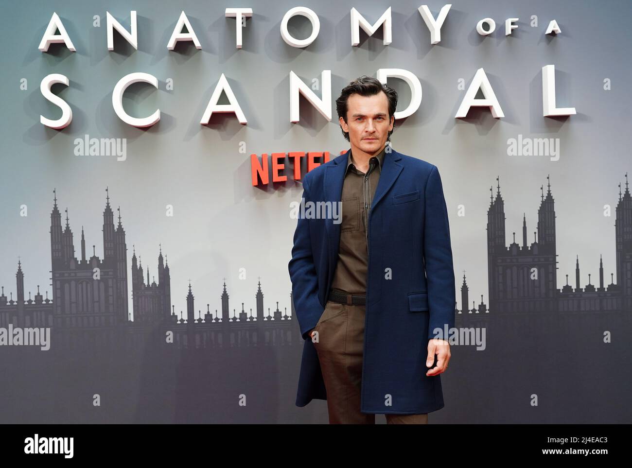 Rupert Friend arriving for the World premiere of Anatomy of a Scandal ...