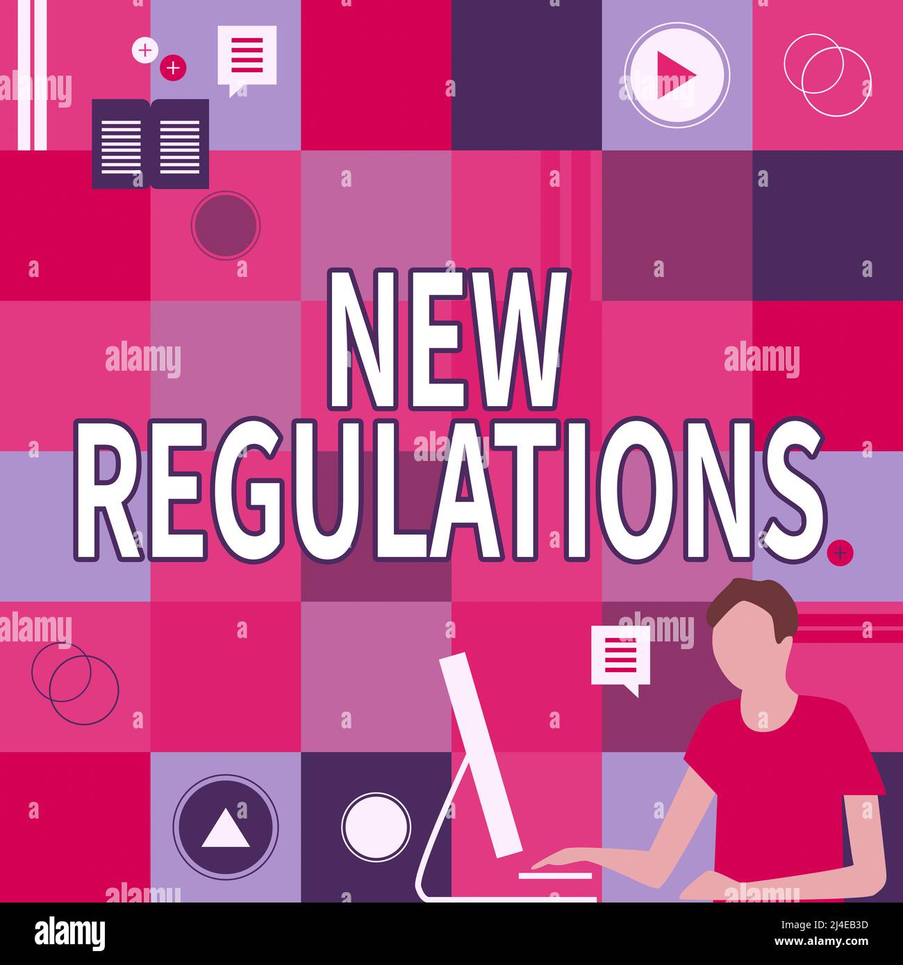 Text showing inspiration New Regulations. Business concept Regulation ...
