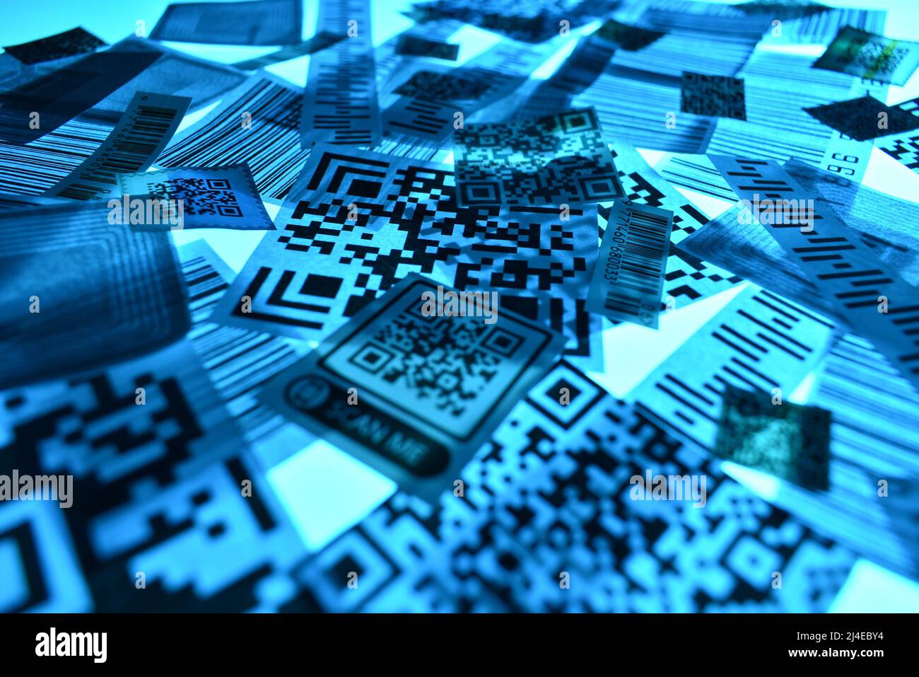 QR Code, Barcode, Security Tag, Transparent Stock Photo - Alamy