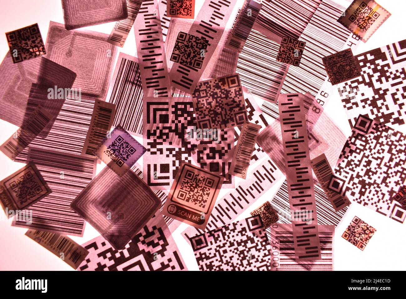 Various barcodes hi-res stock photography and images - Alamy