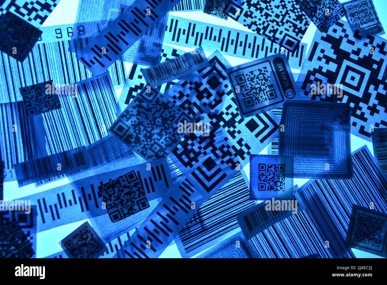 QR Code, Barcode, Security Tag, Transparent Stock Photo - Alamy