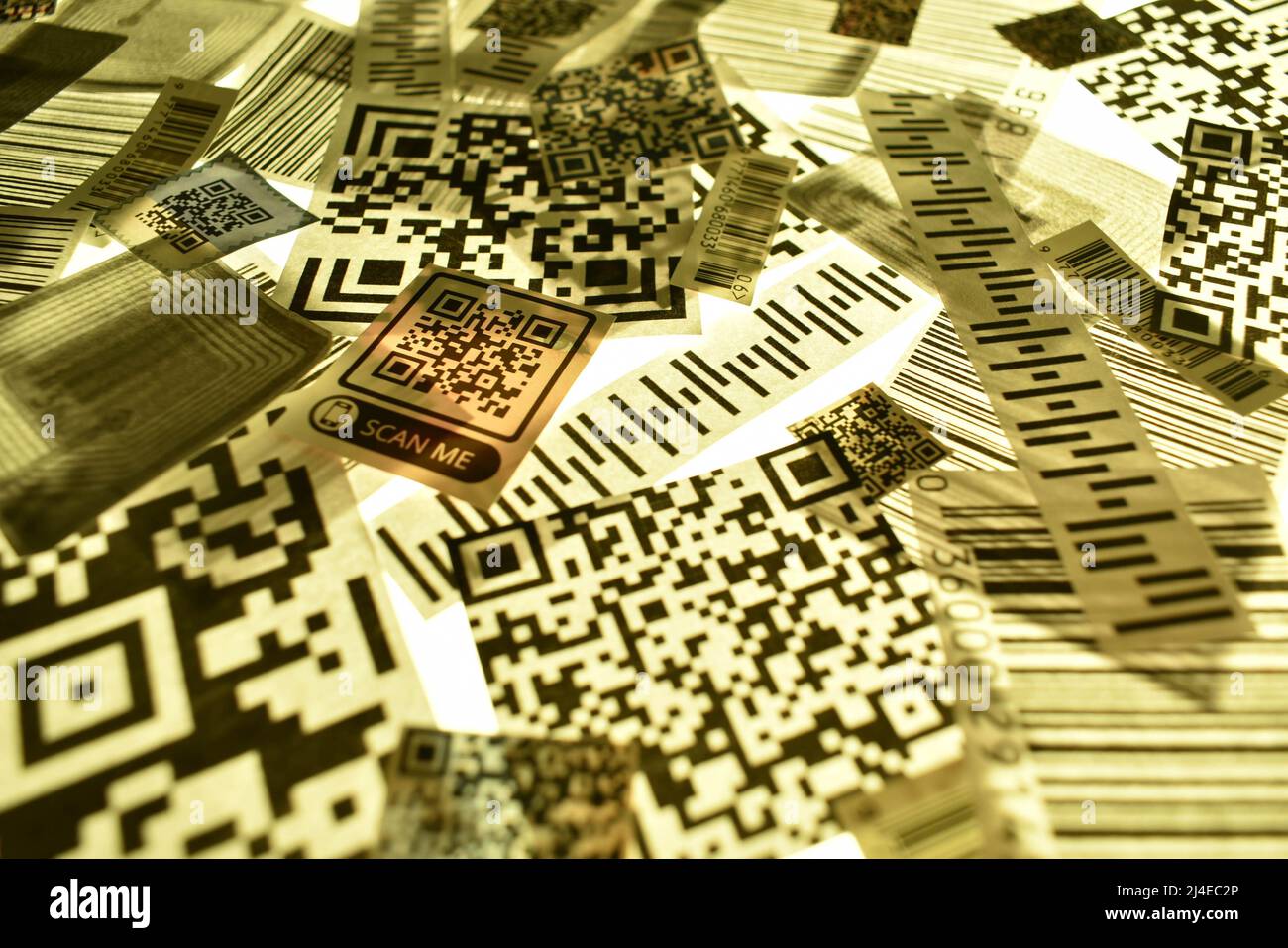 QR Code, Barcode, Security Tag, Transparent Stock Photo - Alamy