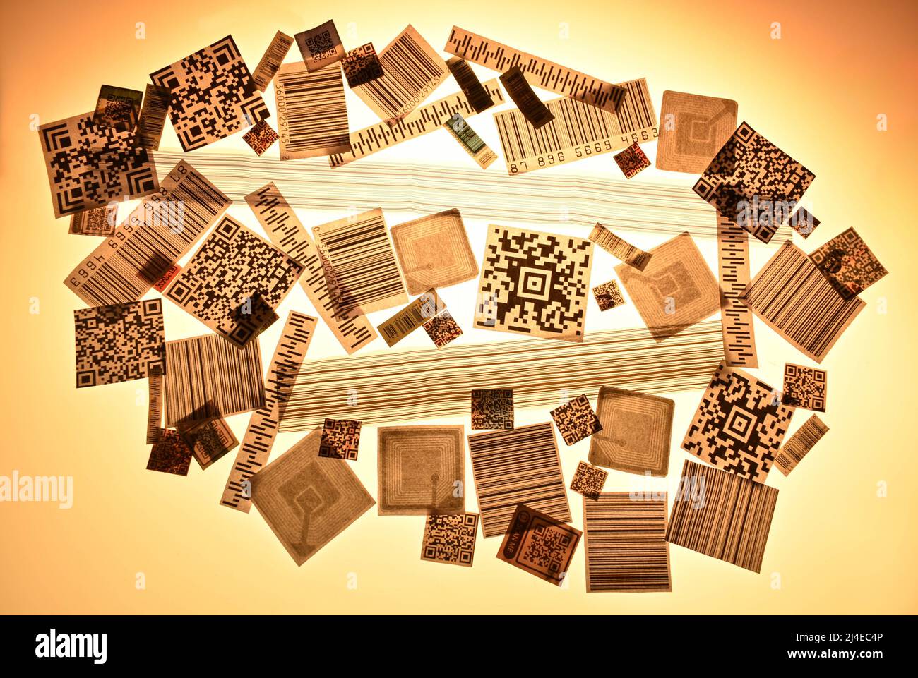 QR Code, Barcode, Security Tag, Transparent Stock Photo - Alamy