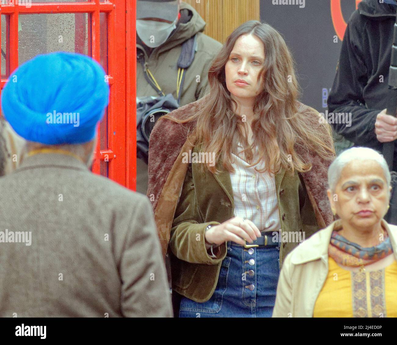 Glasgow, Scotland, UK 14th April, 2022 Hollywood comes to the city ...