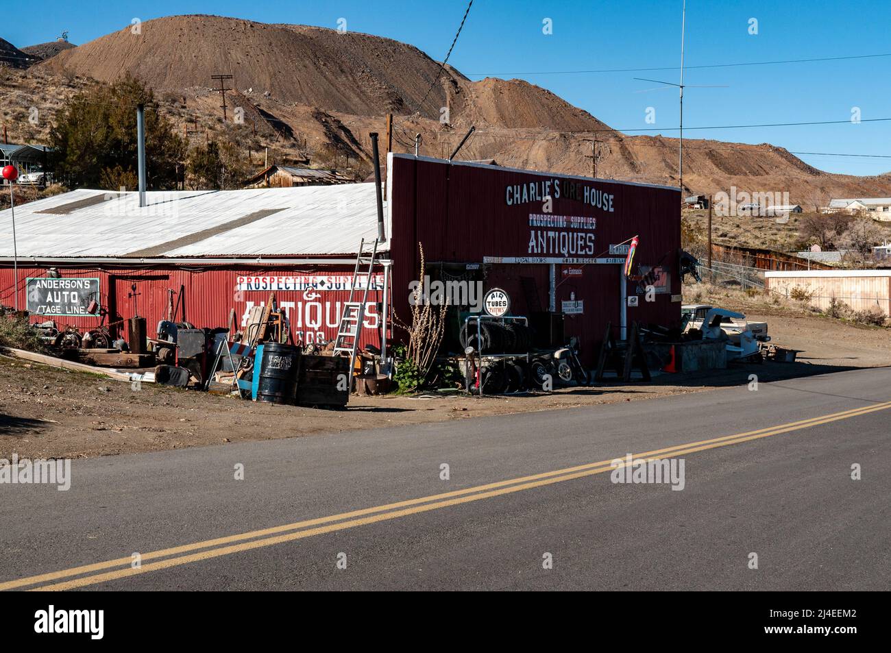 Town of Duisenburg and the Lost Dutchman Mine Stock Photo - Alamy