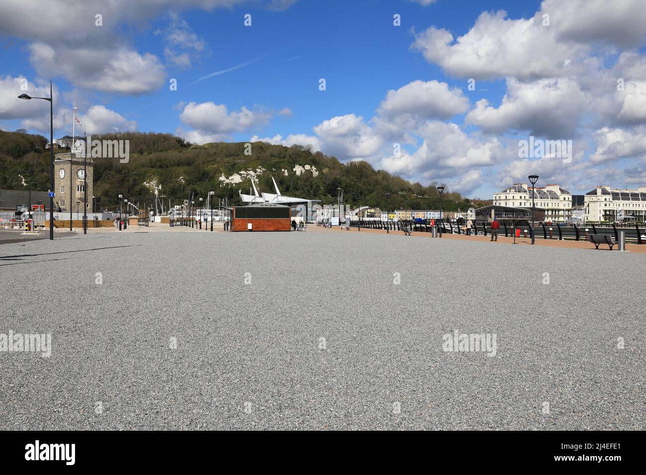 The new marina pier in the Dover Western Docks Revival project, in SE ...