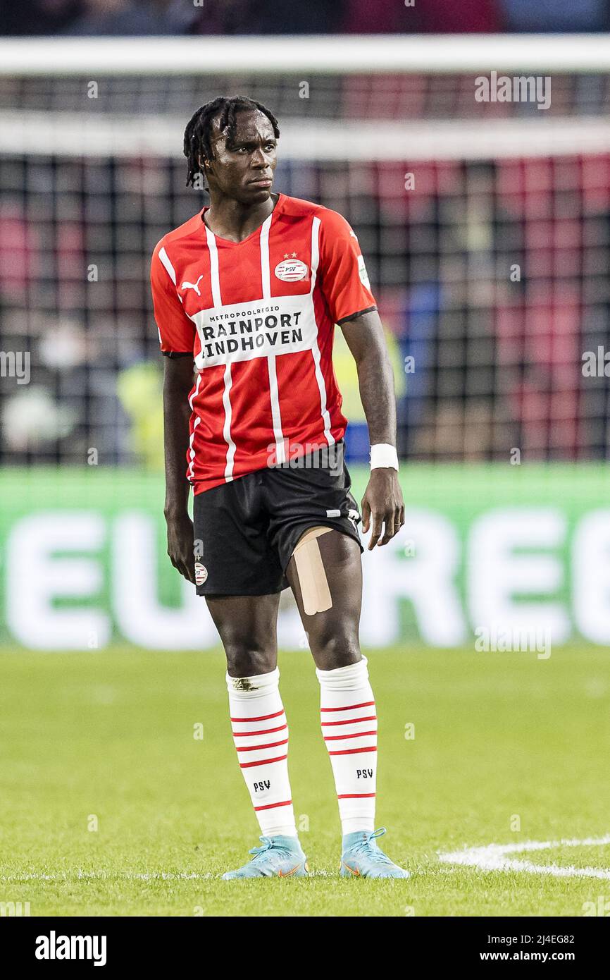 EINDHOVEN - 14-04-2022, Philips stadion. Dutch football, conference ...
