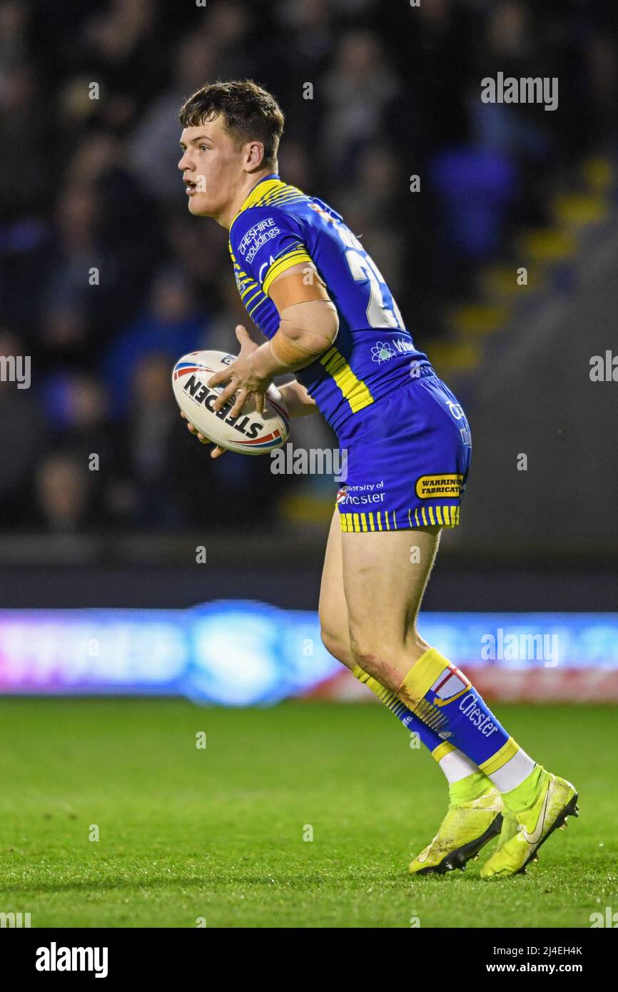 Josh Thewlis #22 of Warrington Wolves in action during the game Stock ...